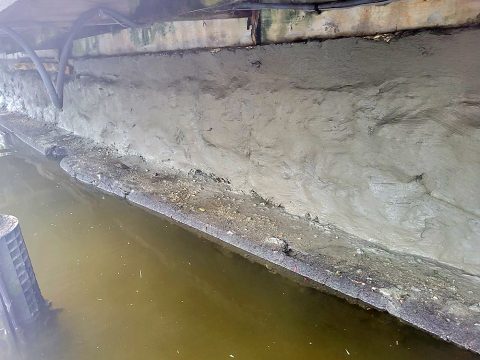 Seawall Crack & Soil Loss Repair - Hydros Marine Construction